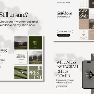 Therapist Instagram Post Templates | Self Care Instagram Templates ...