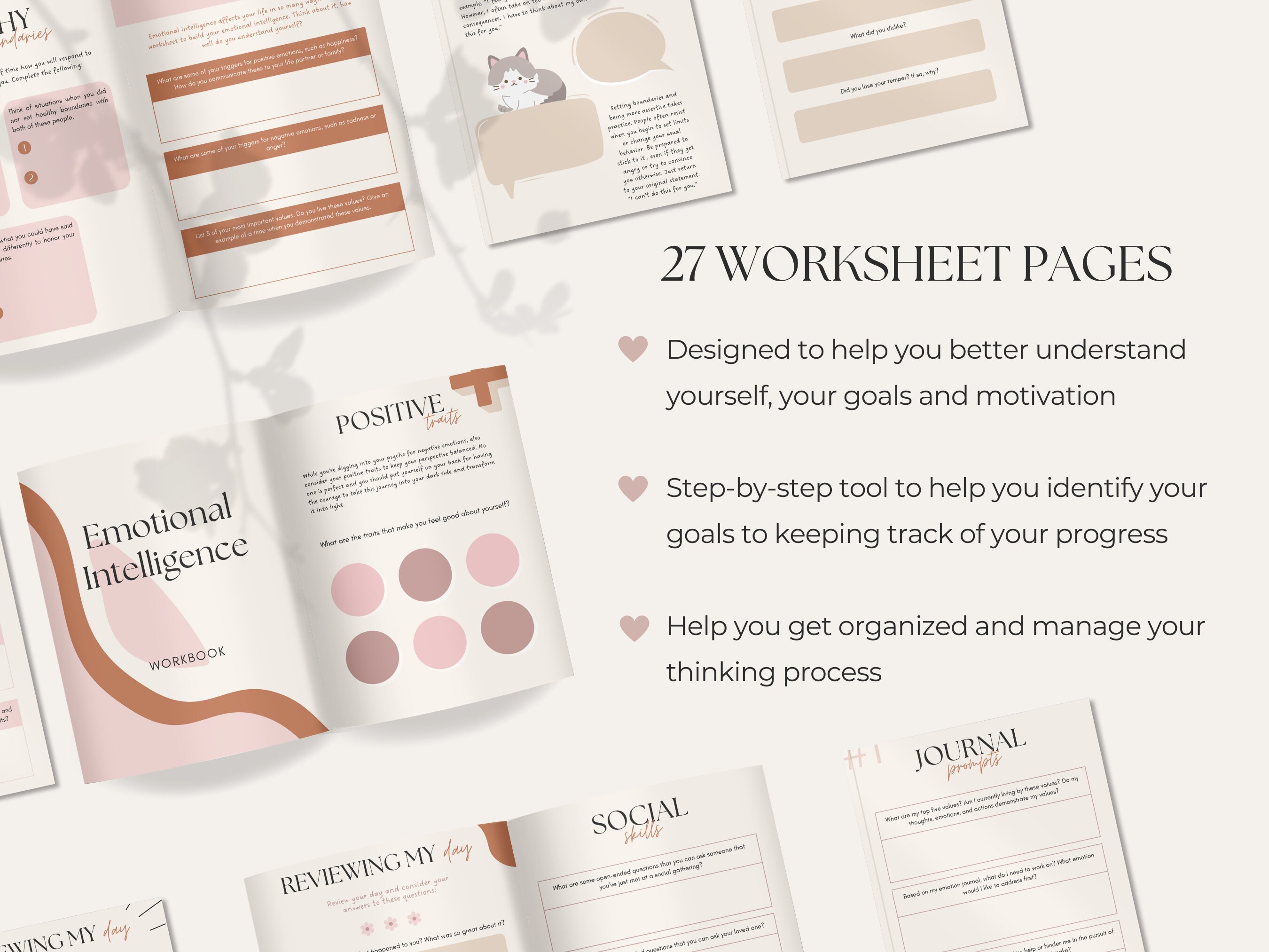 Emotional Intelligence Coach Workbook | Done for You Course, Canva ...