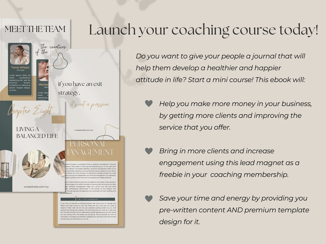 Discover Your Passion Coach Workbook Done for You Course - Etsy