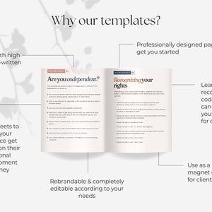 The Codependency Recovery Worksheet | Healthy Boundaries Workbook ...