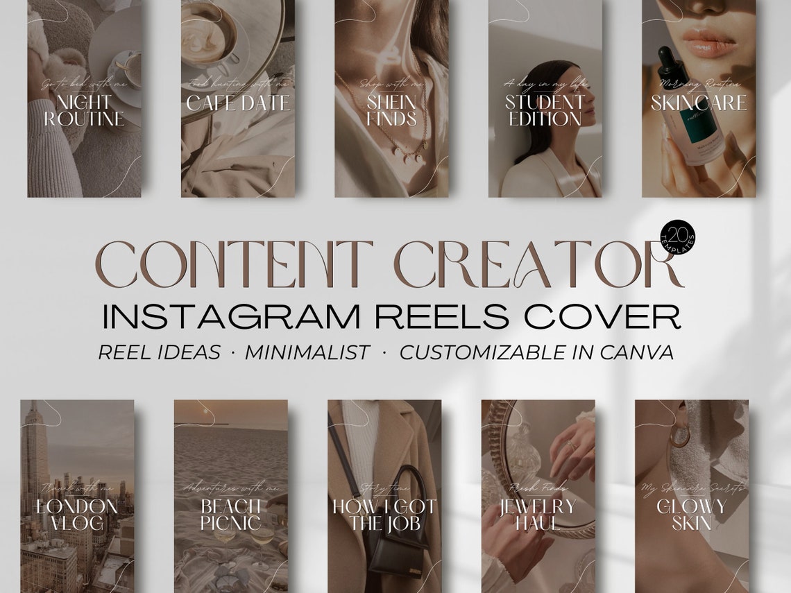 Instagram Reels Template Canva Templates for Instagram Reels - Etsy