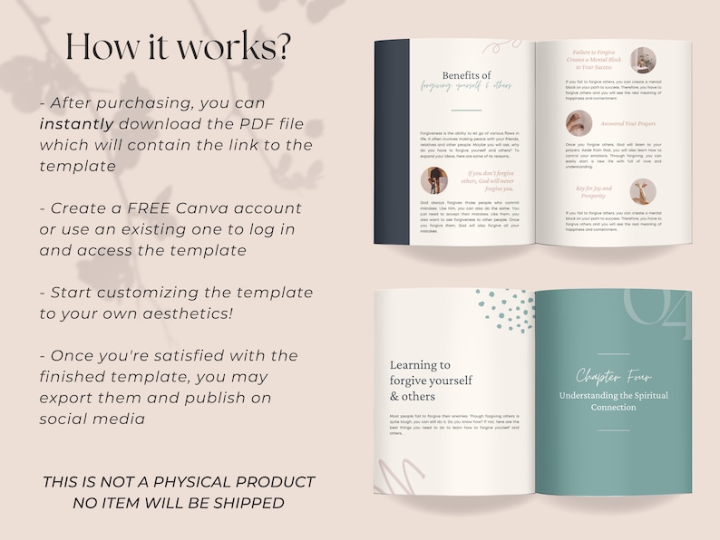 Inner Child Healing Workbook | Canva Template, Brandable Course ...