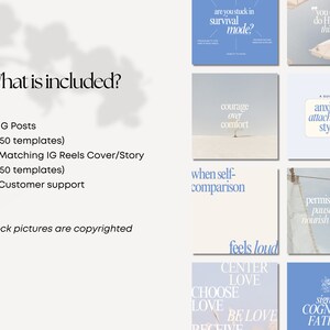 Therapist Instagram Post Templates | Self Care Instagram Templates ...