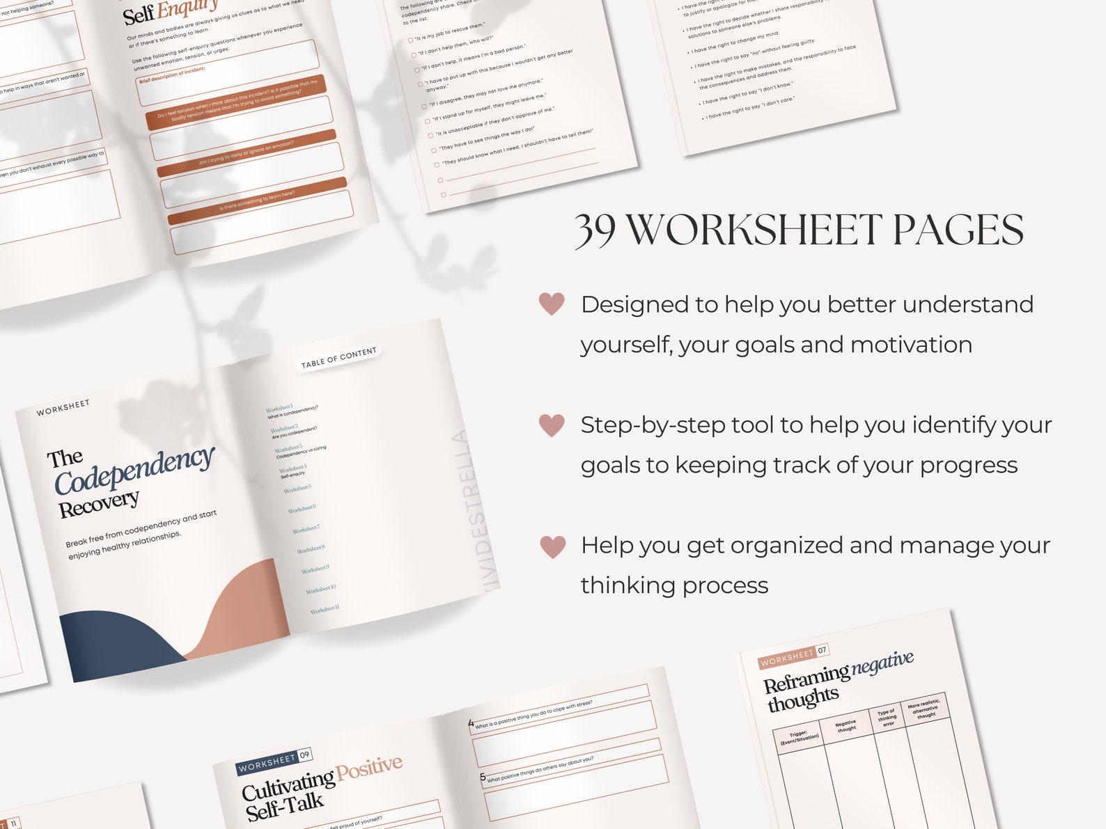 The Codependency Recovery Worksheet | Healthy Boundaries Workbook ...