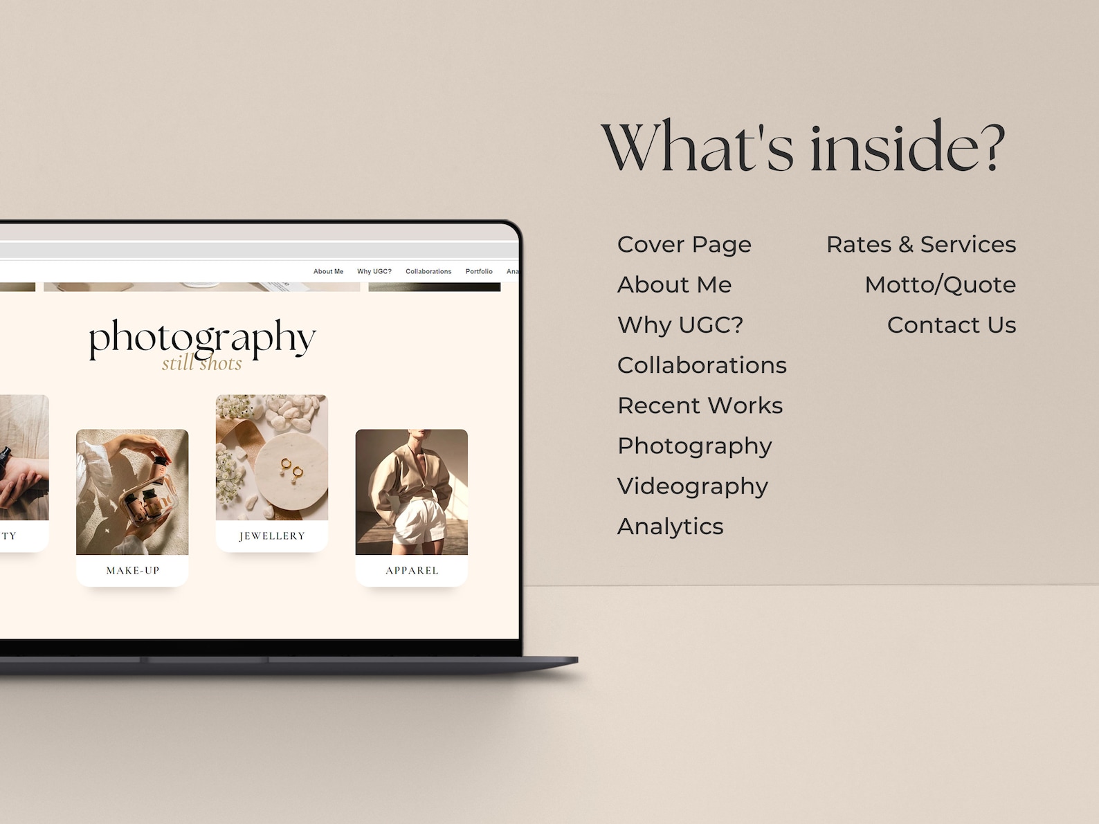 UGC Portfolio | UGC Website Template | UGC Creator | Ugc Media Kit ...