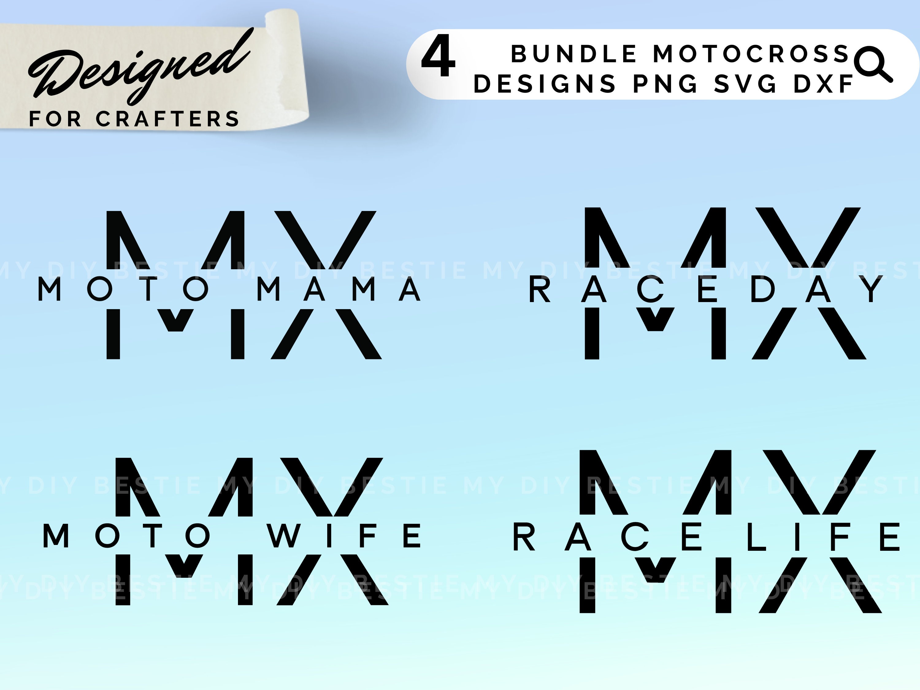 Moto Mom Mama Motocross Bundle Svg Png Dxf Race Mom Dirtbike Shirt Dirt ...