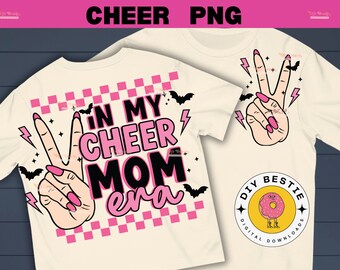 In My Cheer Mom Era PNG SVG Mama Shirt Design Sublimation - Etsy