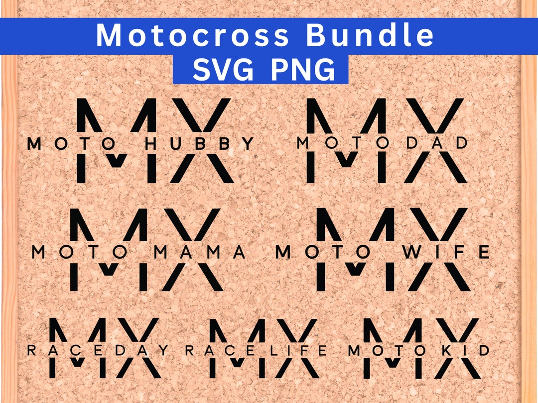 Motocross Bundle SVG PNG Moto Mama Mom Png Boy Dirtbike Shirt Dad Dirt ...
