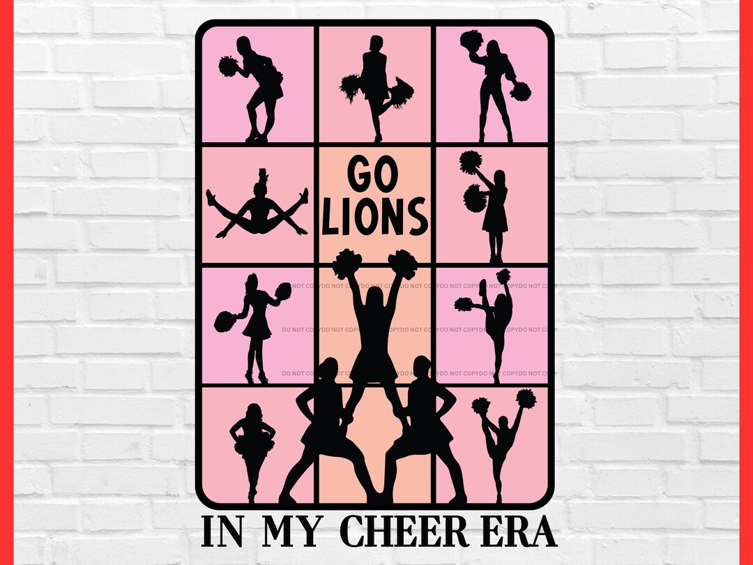 In My Cheer Era PNG Cheerleading Cheerleader Mom Mama Shirt Sublimation ...