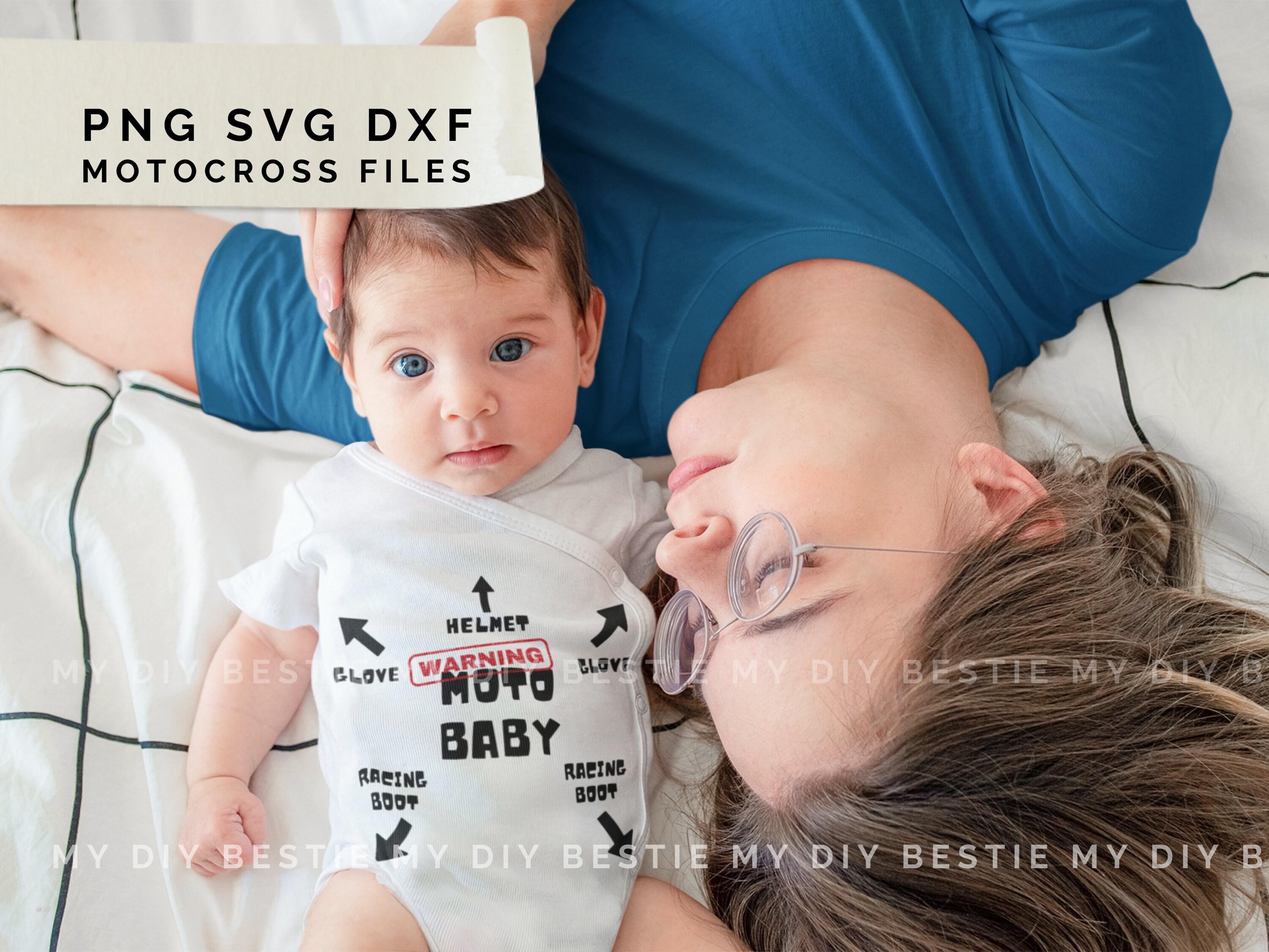 Moto Mama Baby With Helmet Mom Svg Motocross Baby Boy Dirt Bike Racing ...
