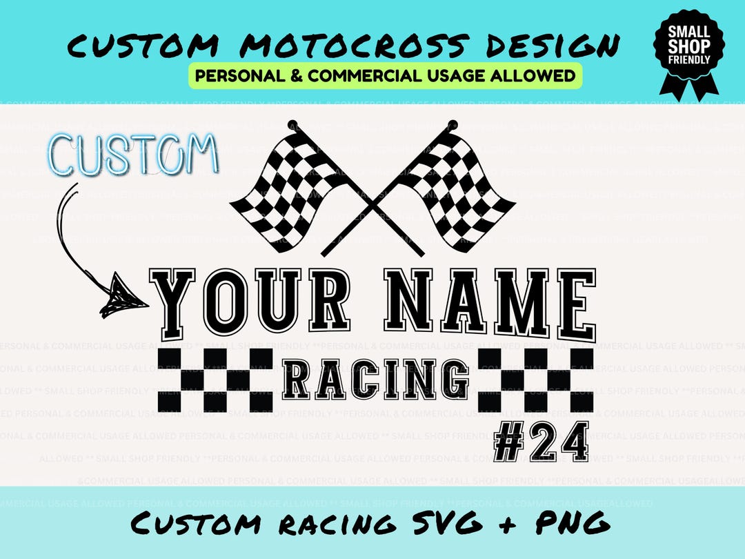 Motocross SVG PNG Custom Moto Mom Mama Dirt Bike MX Number Racing ...