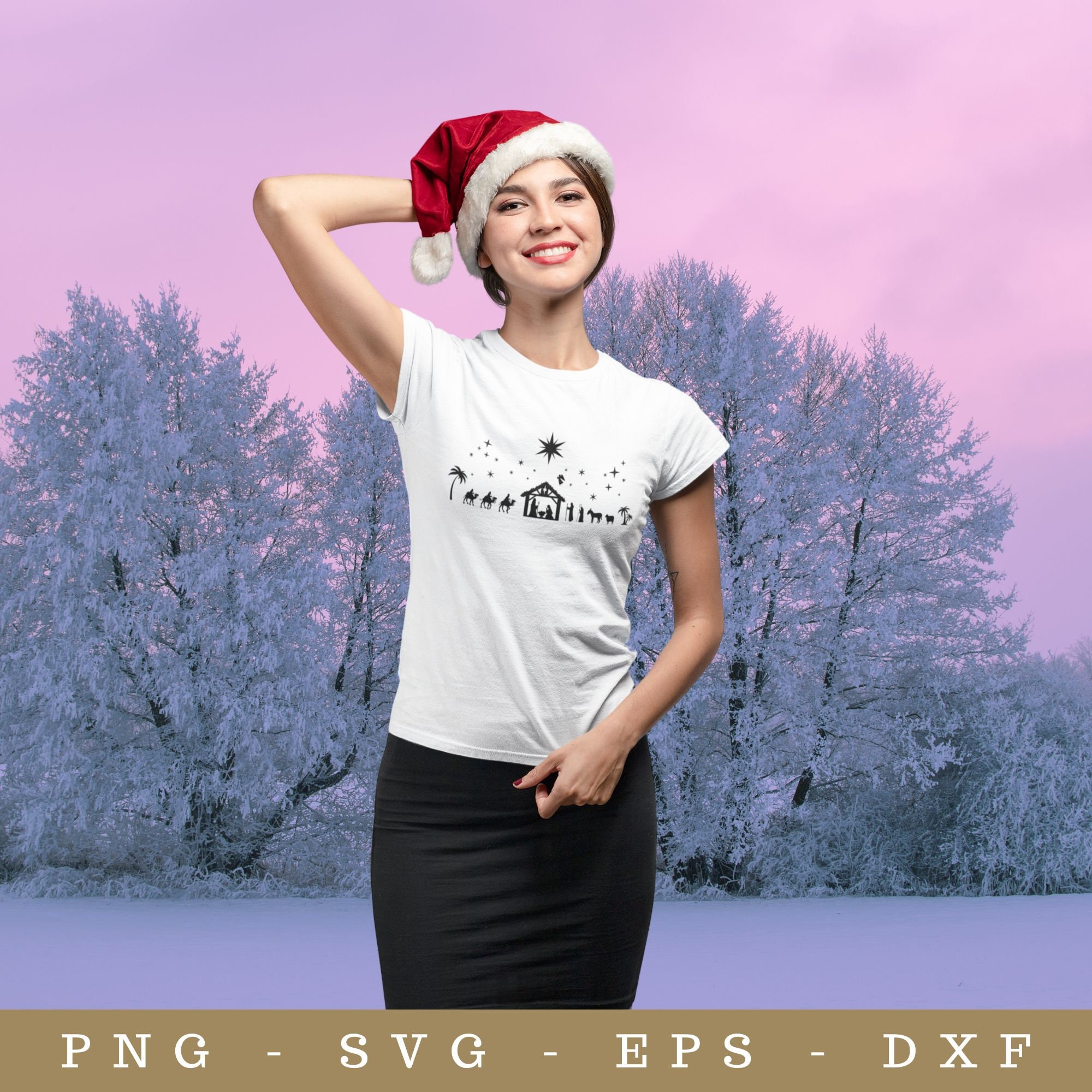 Nativity SVG Bundle / Cut File / Cricut / Nativity SVG / Christmas PNG ...