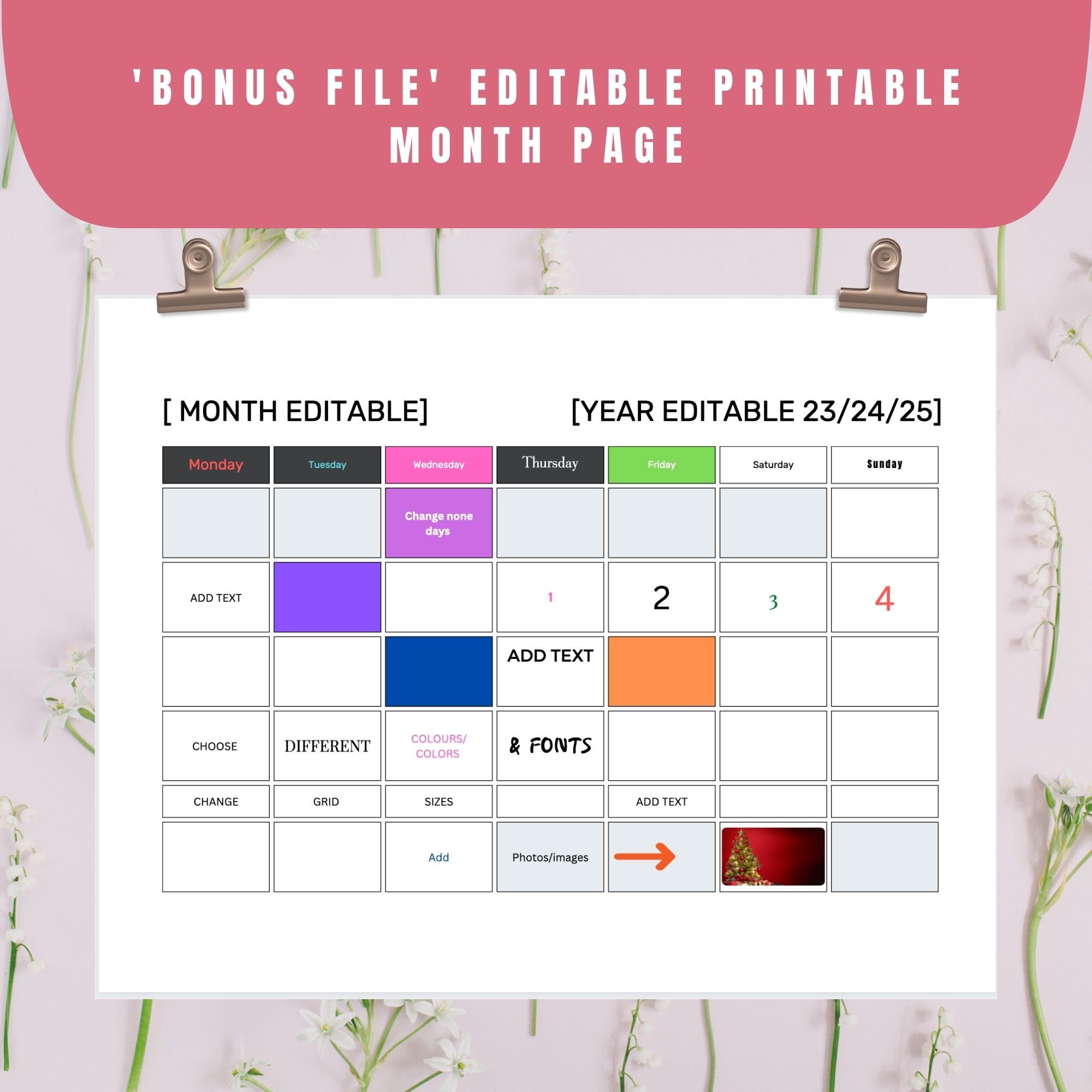 Steampunk Calendar 2023 2024 Printable PDF Coloring Pages Black & White ...