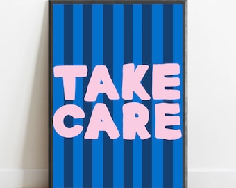Take Care of Yourself Poster - Etsy
