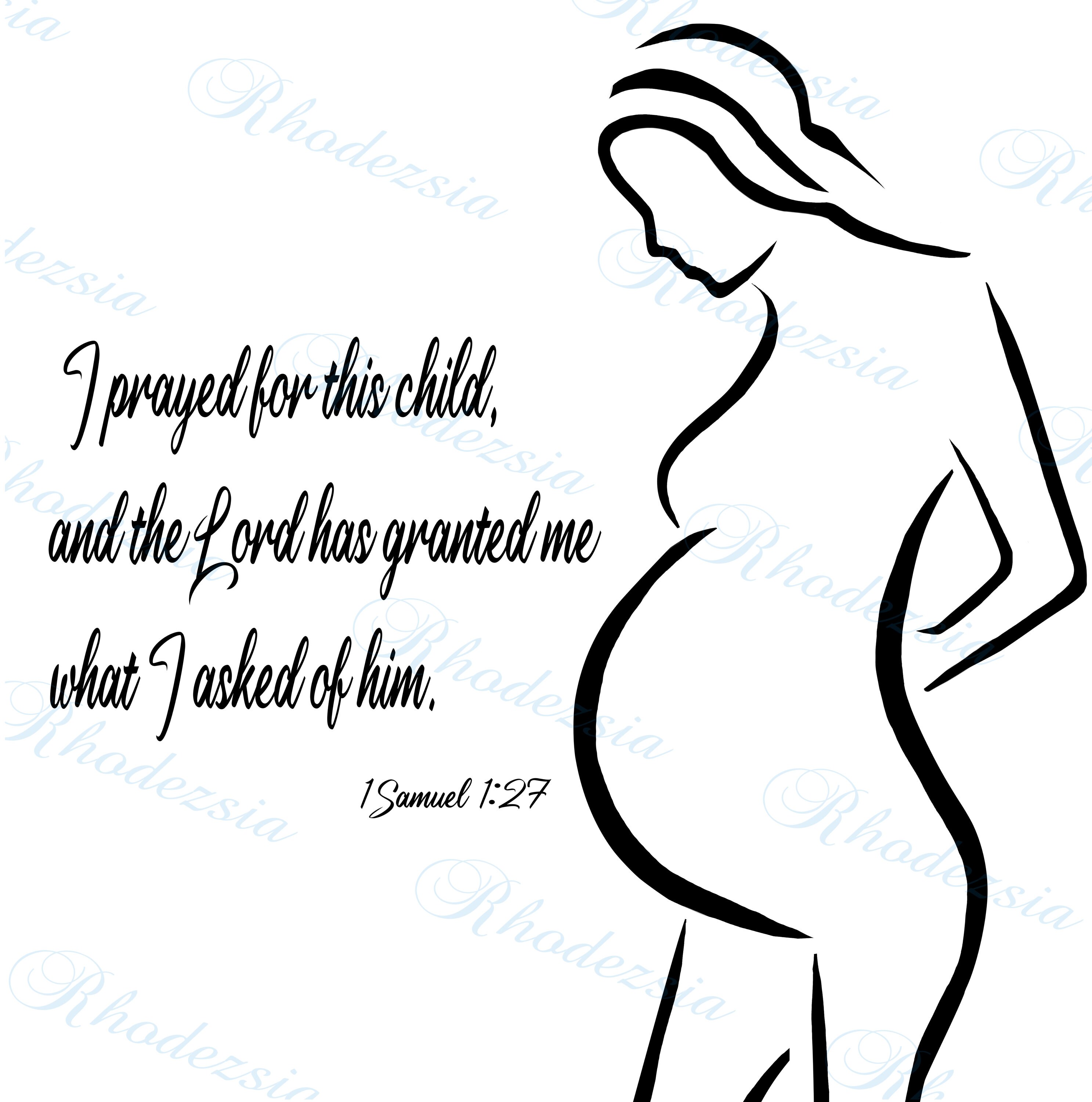 Bible Verse for Expecting Mother, Simple Gift for Expecting Mother ...
