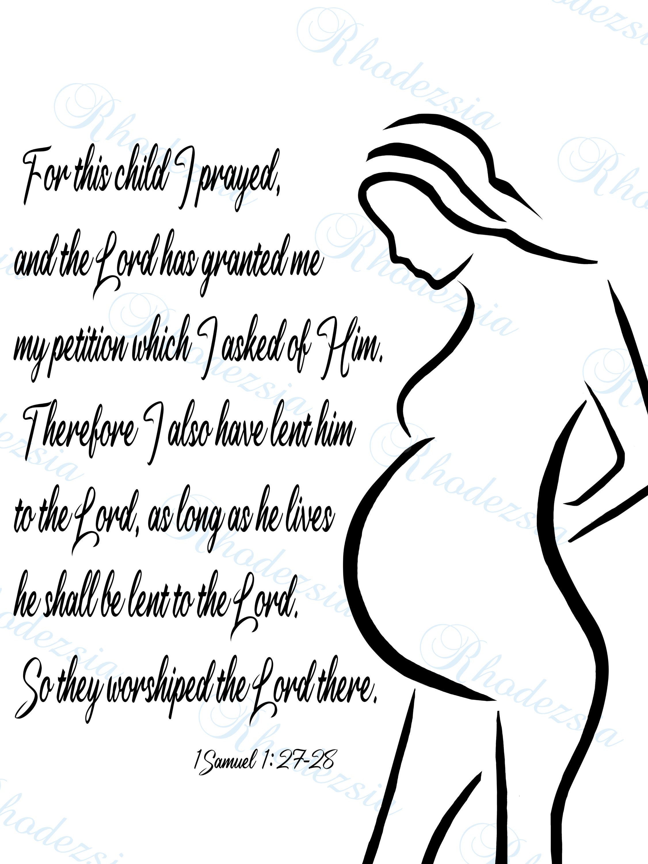 Bible Verse for Expecting Mother Simple Gift for Expecting - Etsy