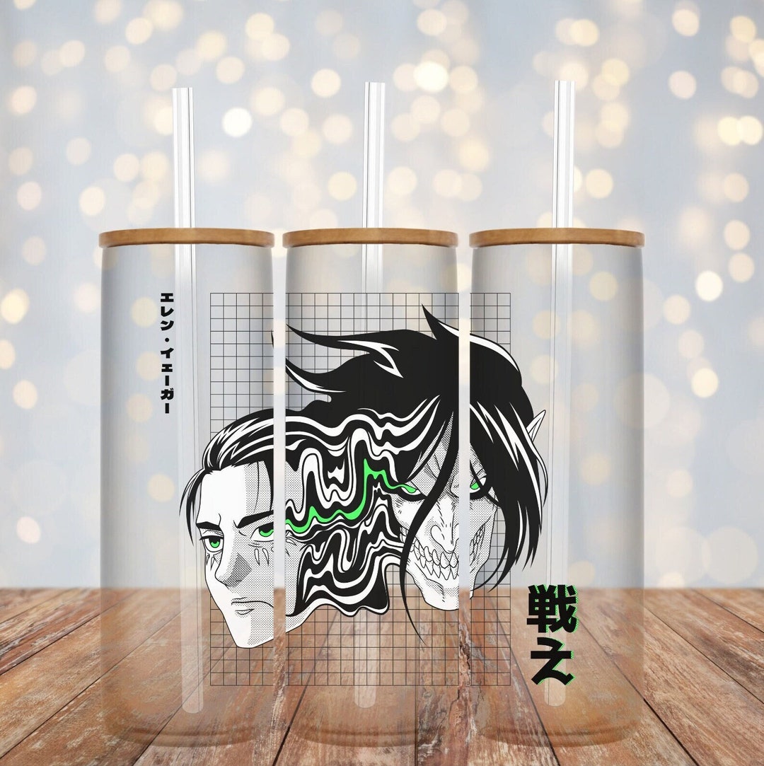 AOT Cup MIKASA EREN Armin Freebie Included - Etsy