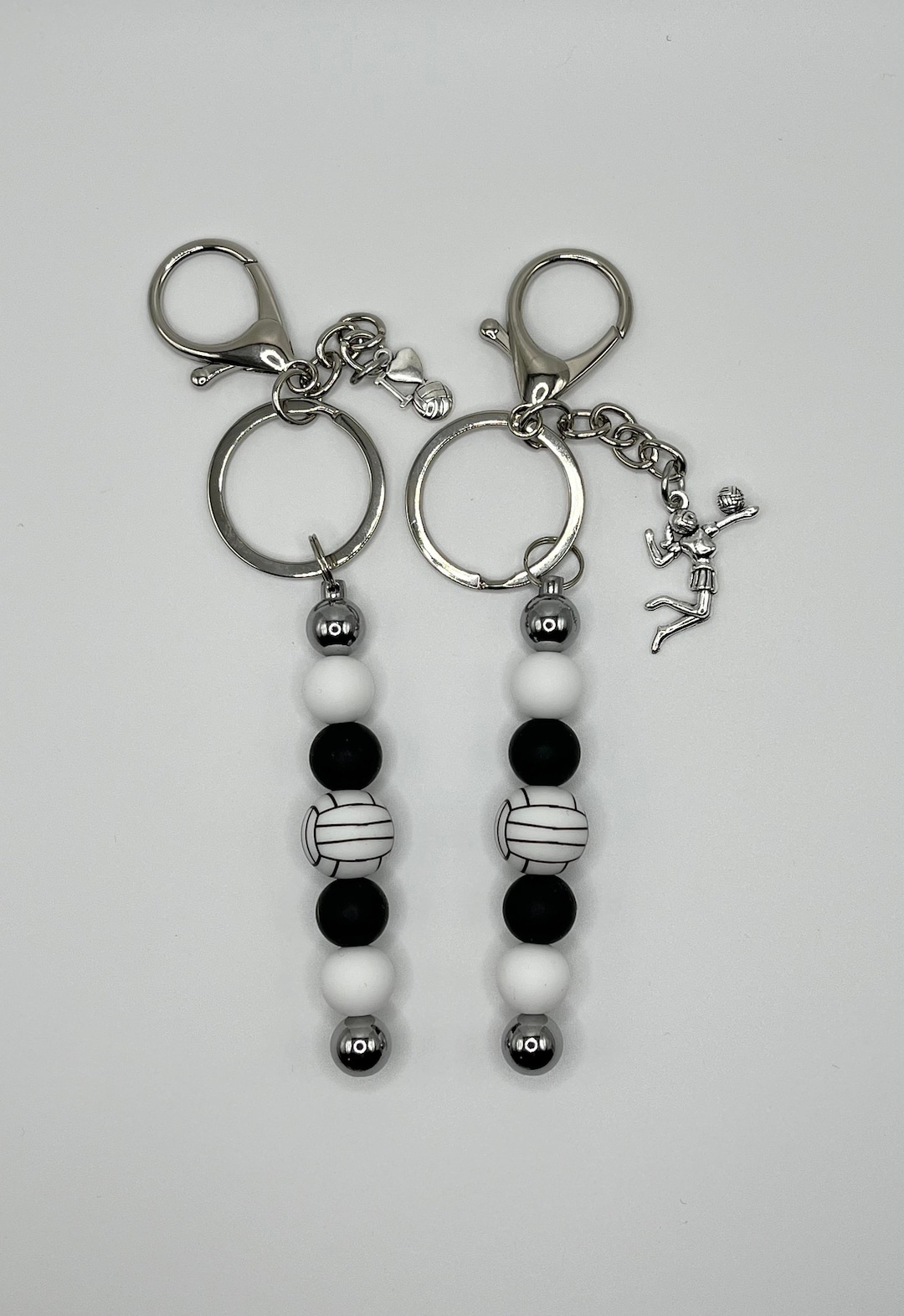 Volleyball Keychain, Choose Charm - Etsy