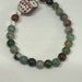 Prehistoric Dalmatian Jasper Beaded Bracelet With Hematite - Etsy