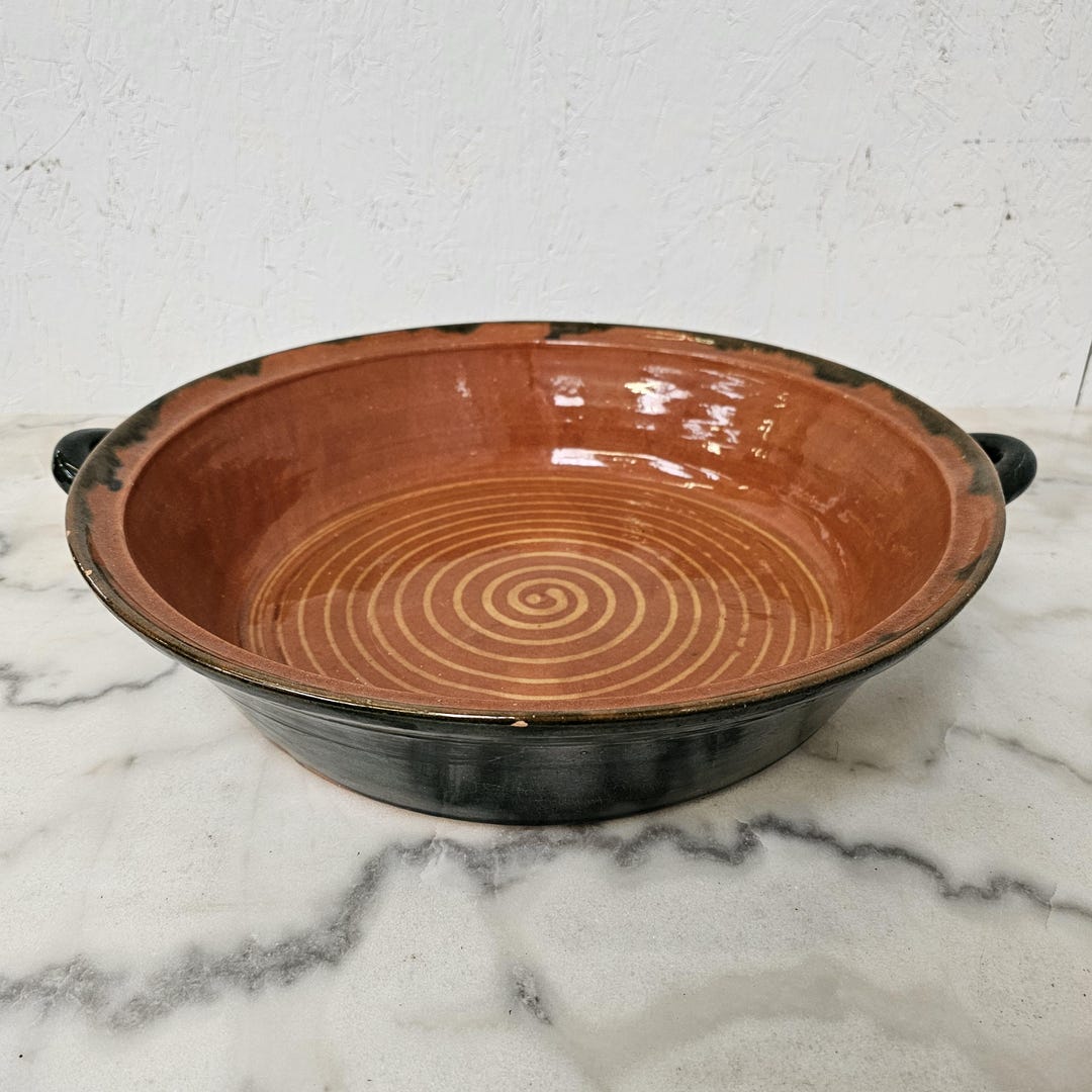 Vibrant French Pottery Bowl (haute Savoie) - Etsy