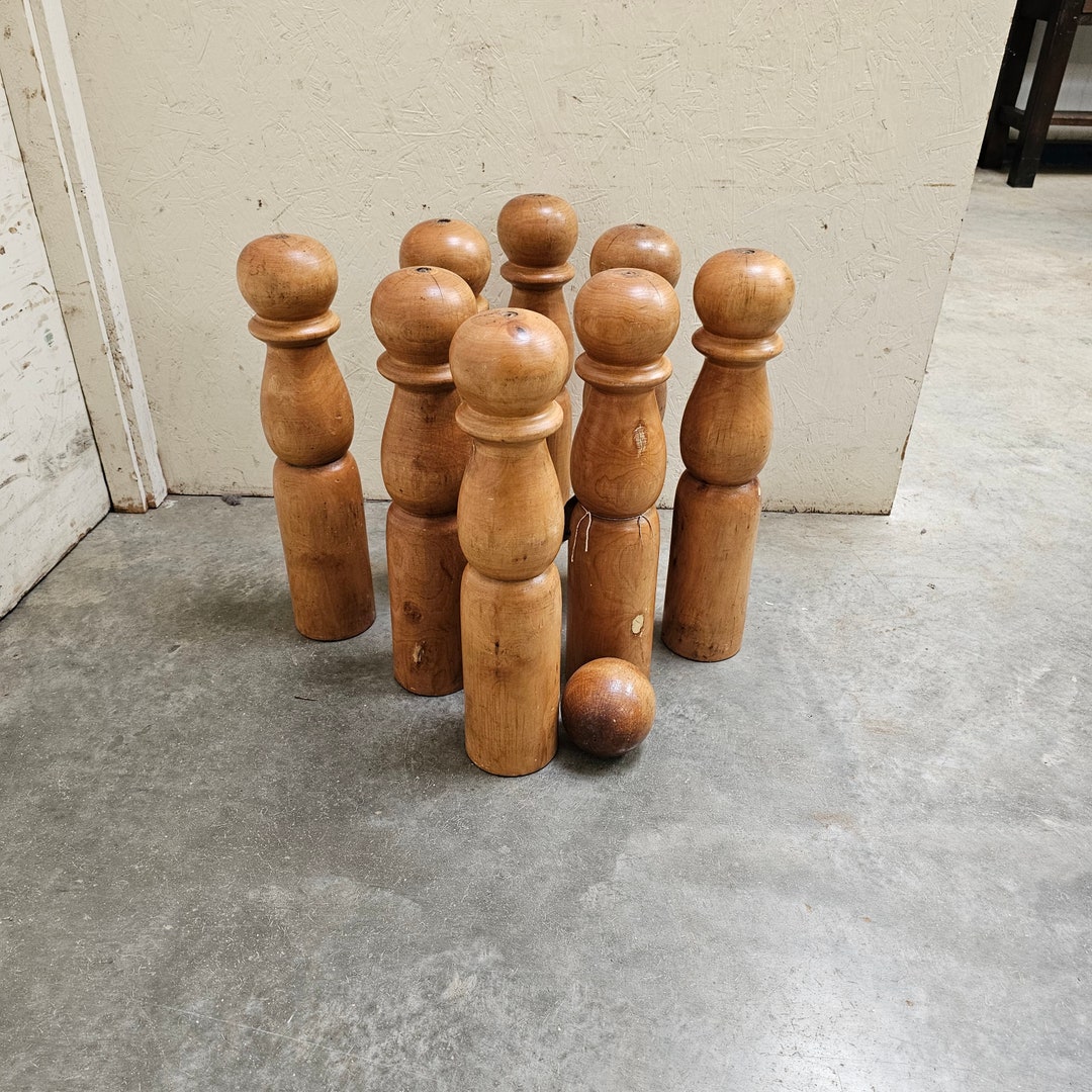 French Vintage Skittles and Ball - Etsy