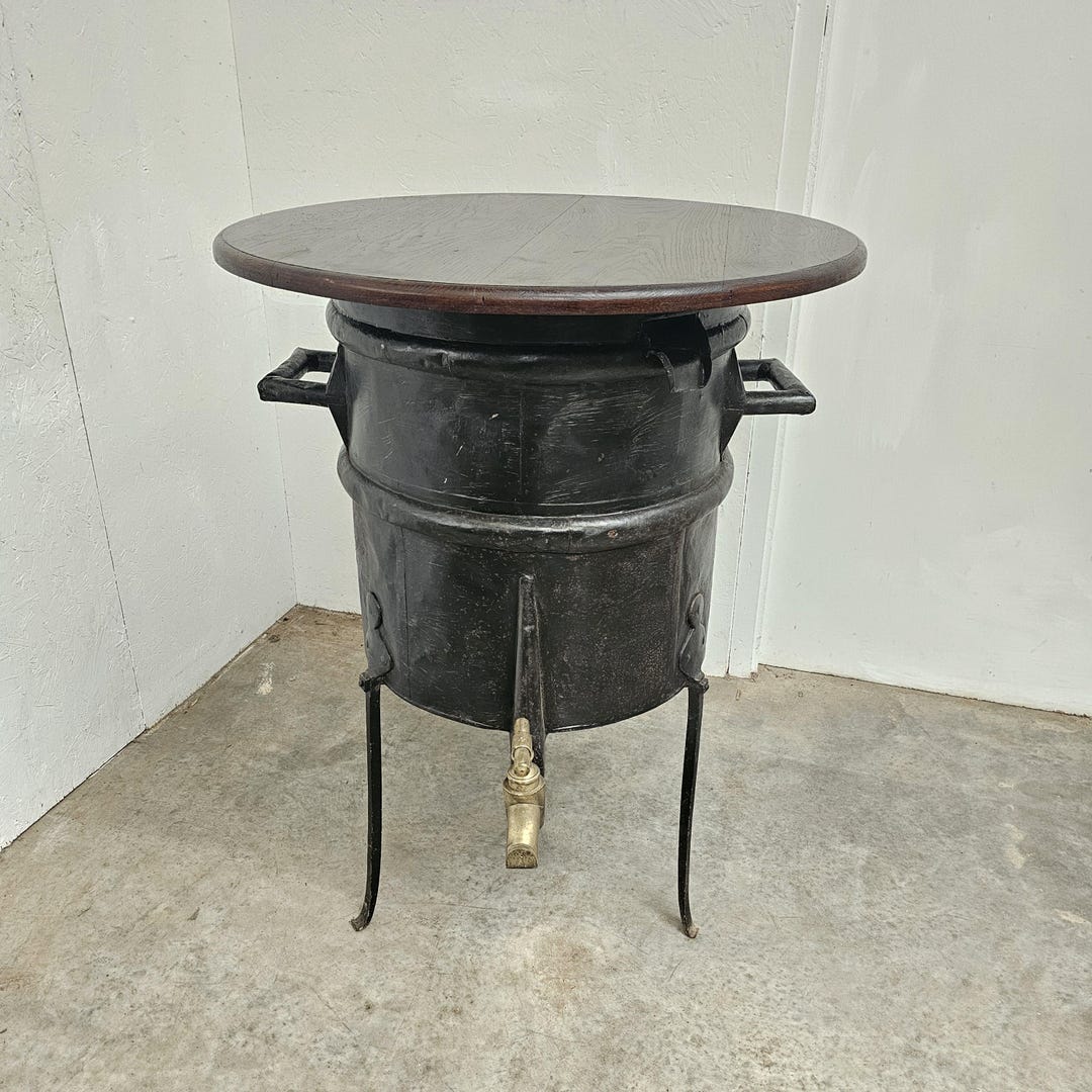 French Wine Dispense Barrel Tapas Table - Etsy