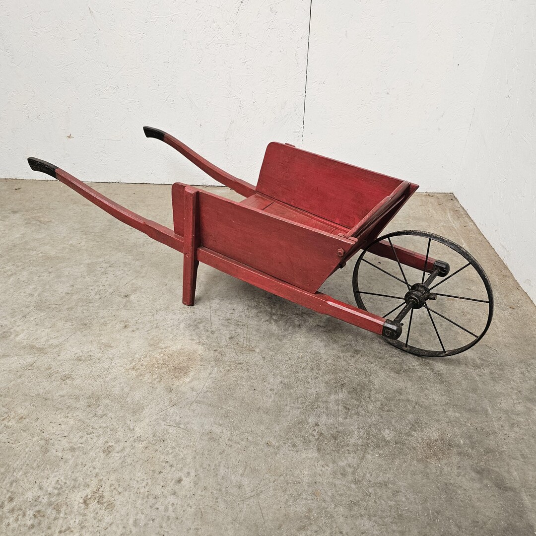 French Childs Wheelbarrow (original Paint) - Etsy