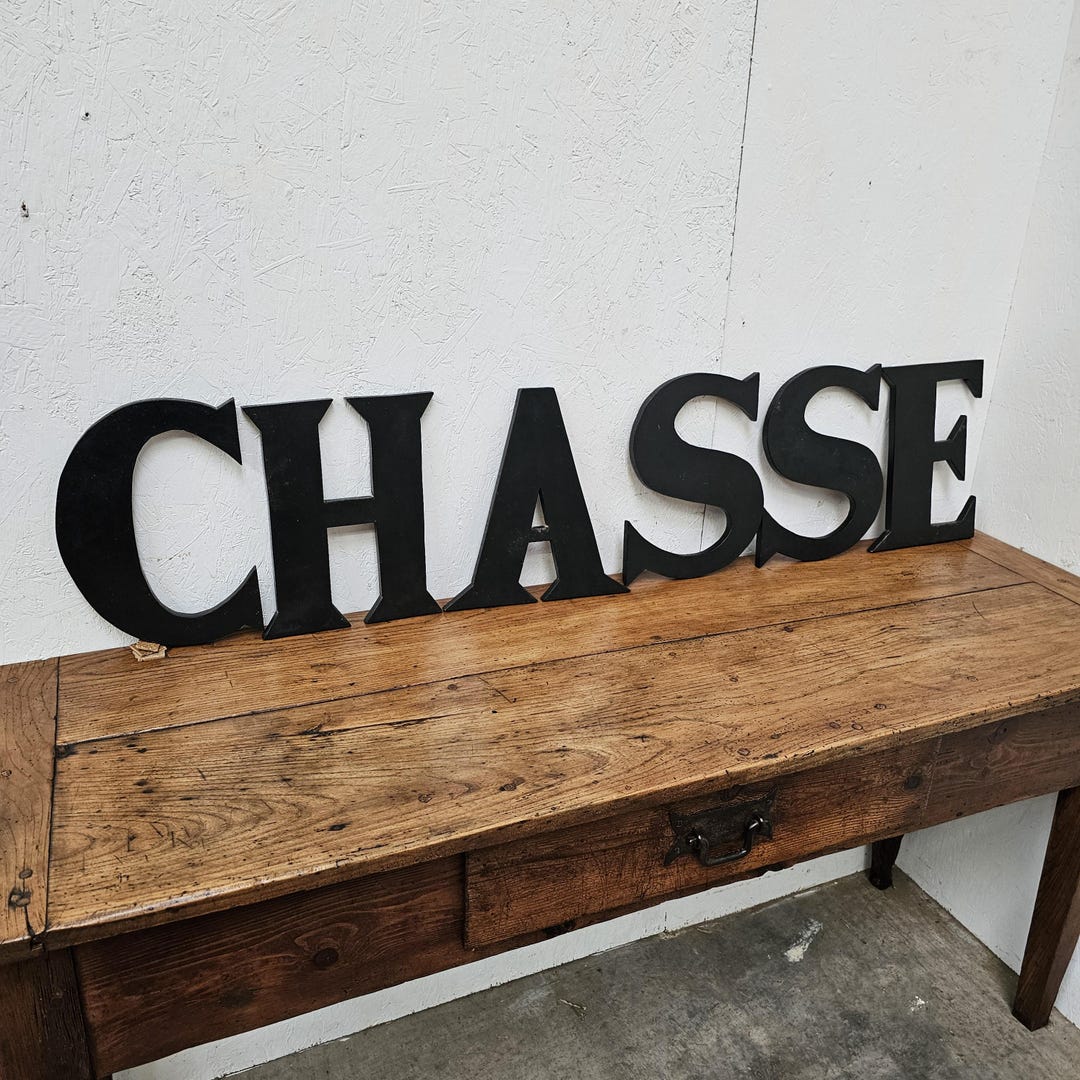 Vintage Painted Shop Front Letters - Etsy