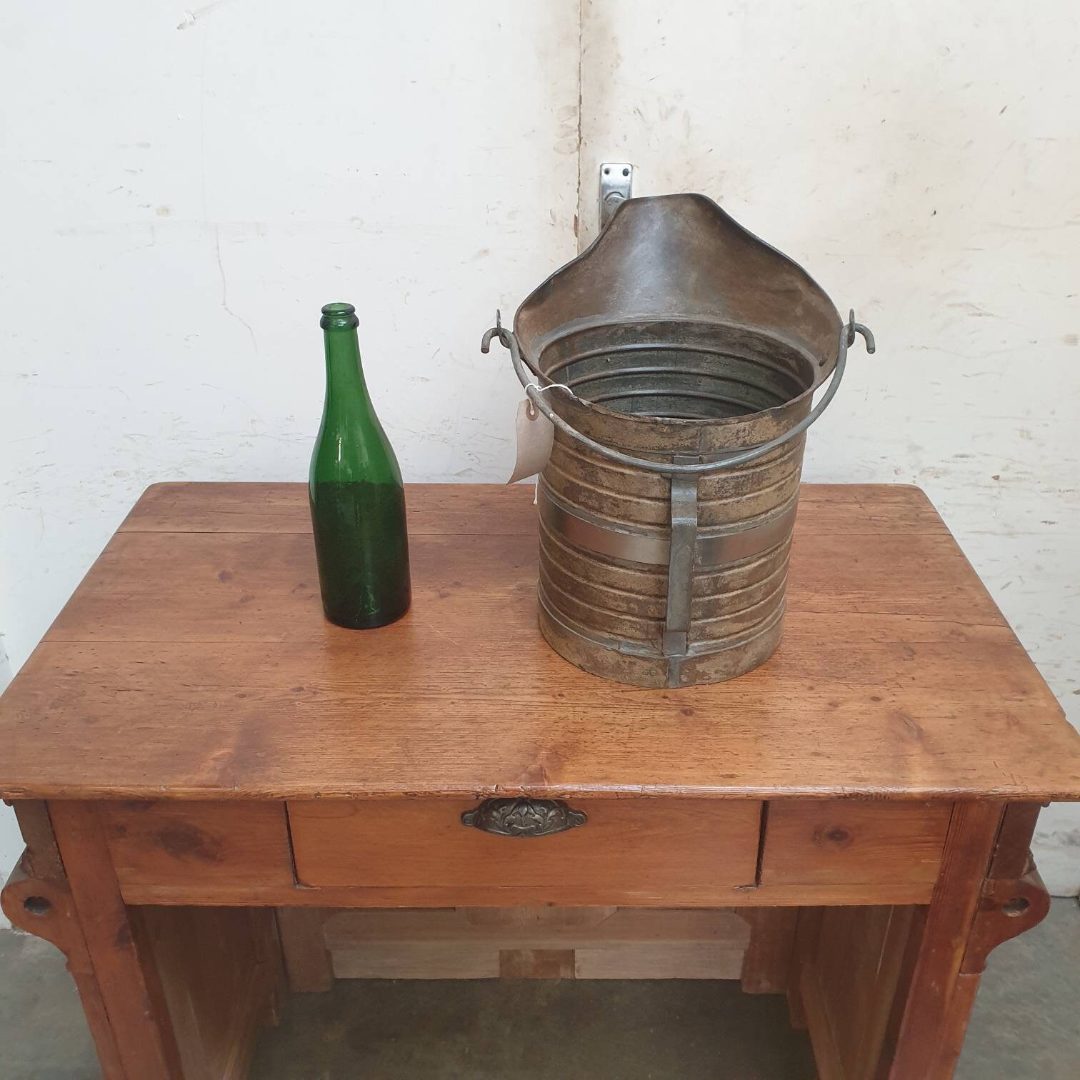 Antique Tole Wine Measures bucket - Etsy