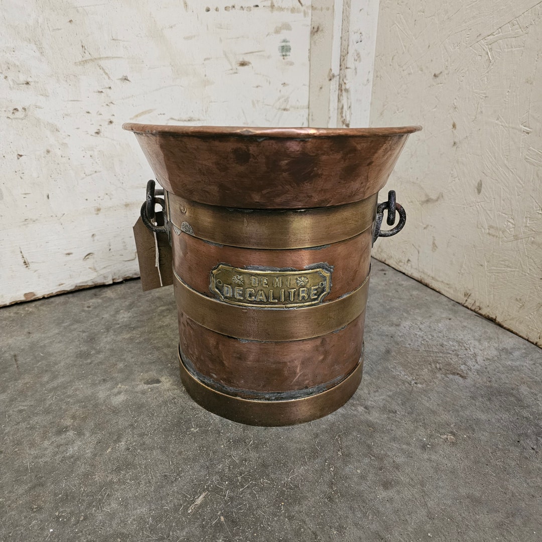 Copper Decalitre Wine Measure - Etsy