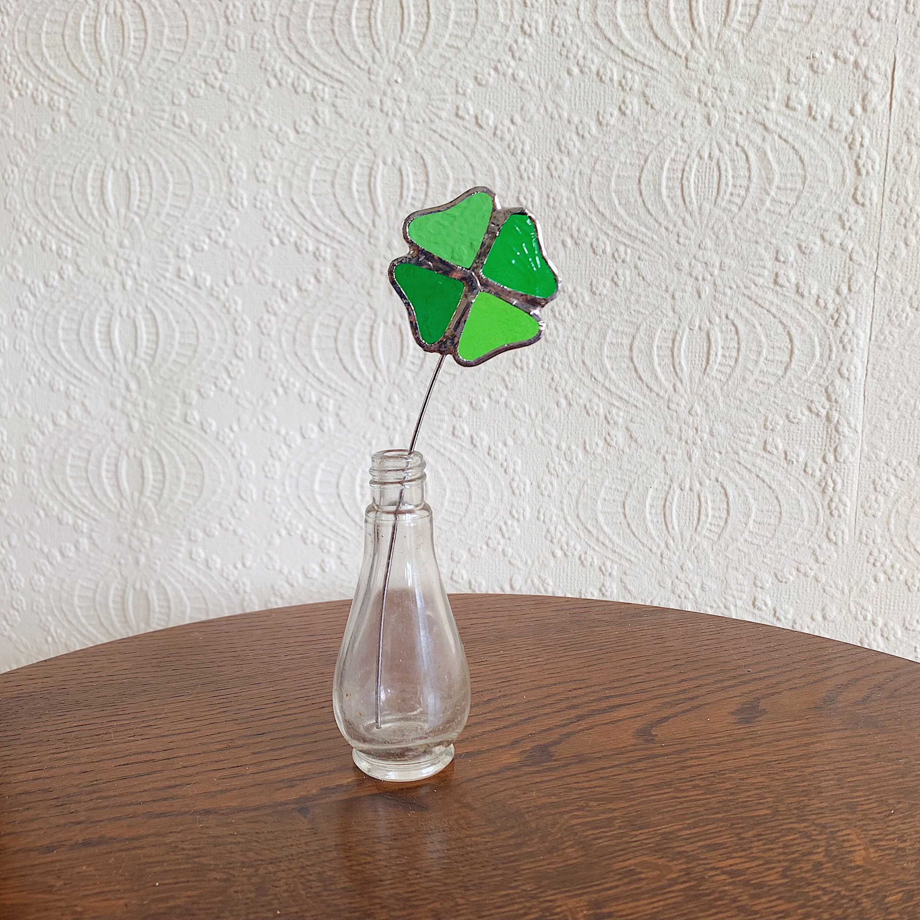 Stained Glass Four Leaf Clover - Etsy