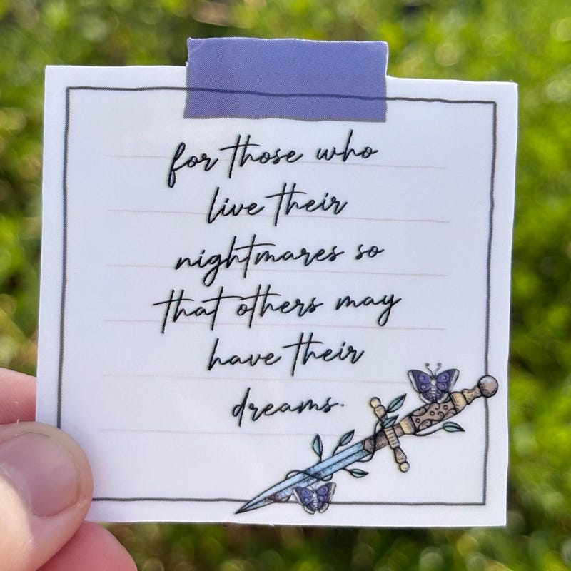 Brimstone Book Sticker - Etsy