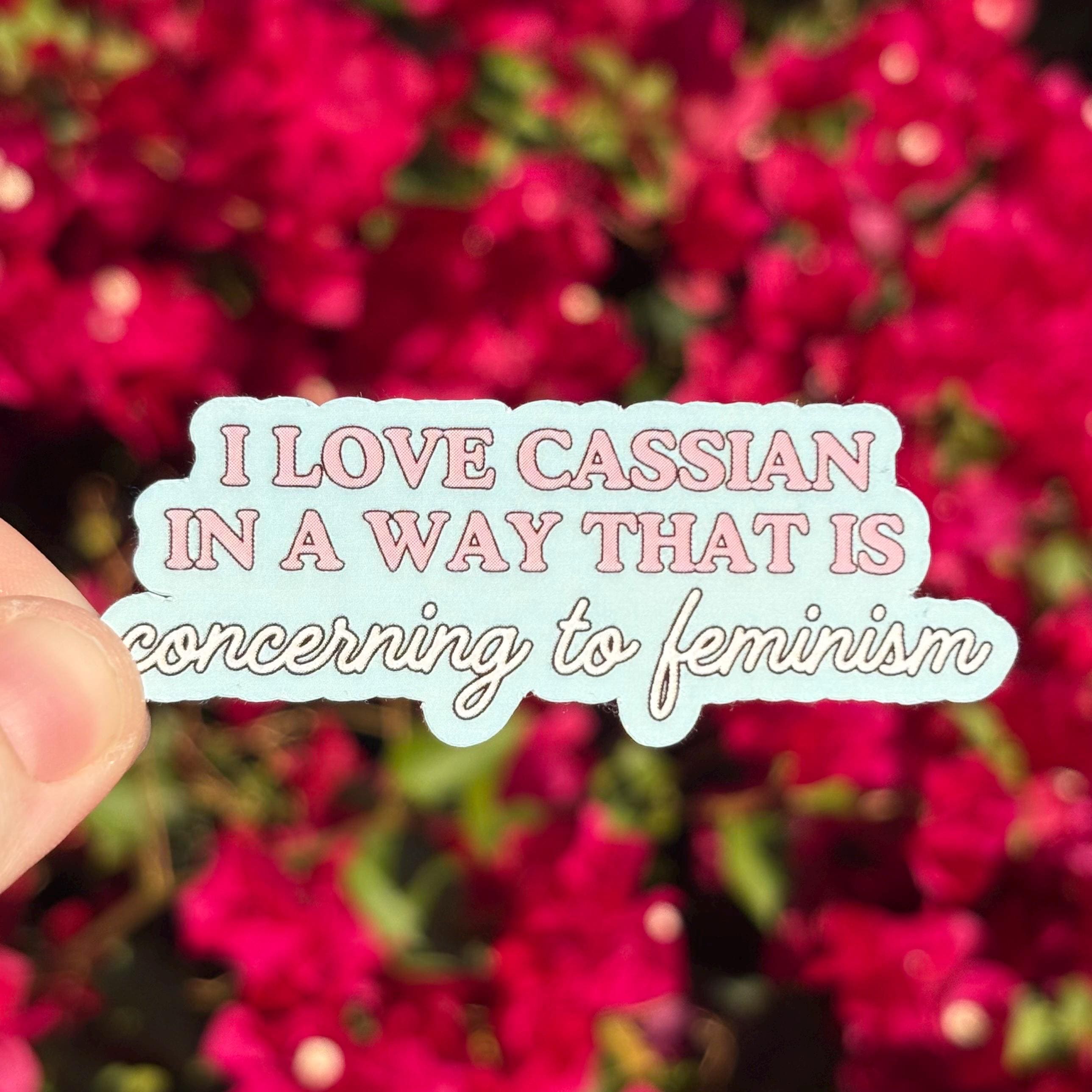 Acotar Sticker, Acotar Cassian Sticker, Rhysand, Sticker, Bat Boys ...