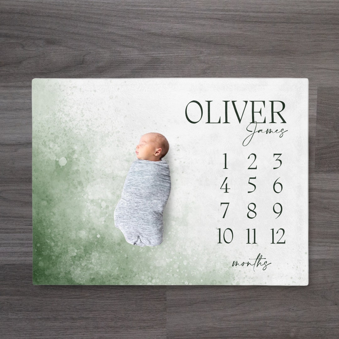 Milestone Blanket, Green Milestone Blanket, Green, Milestone Blanket ...