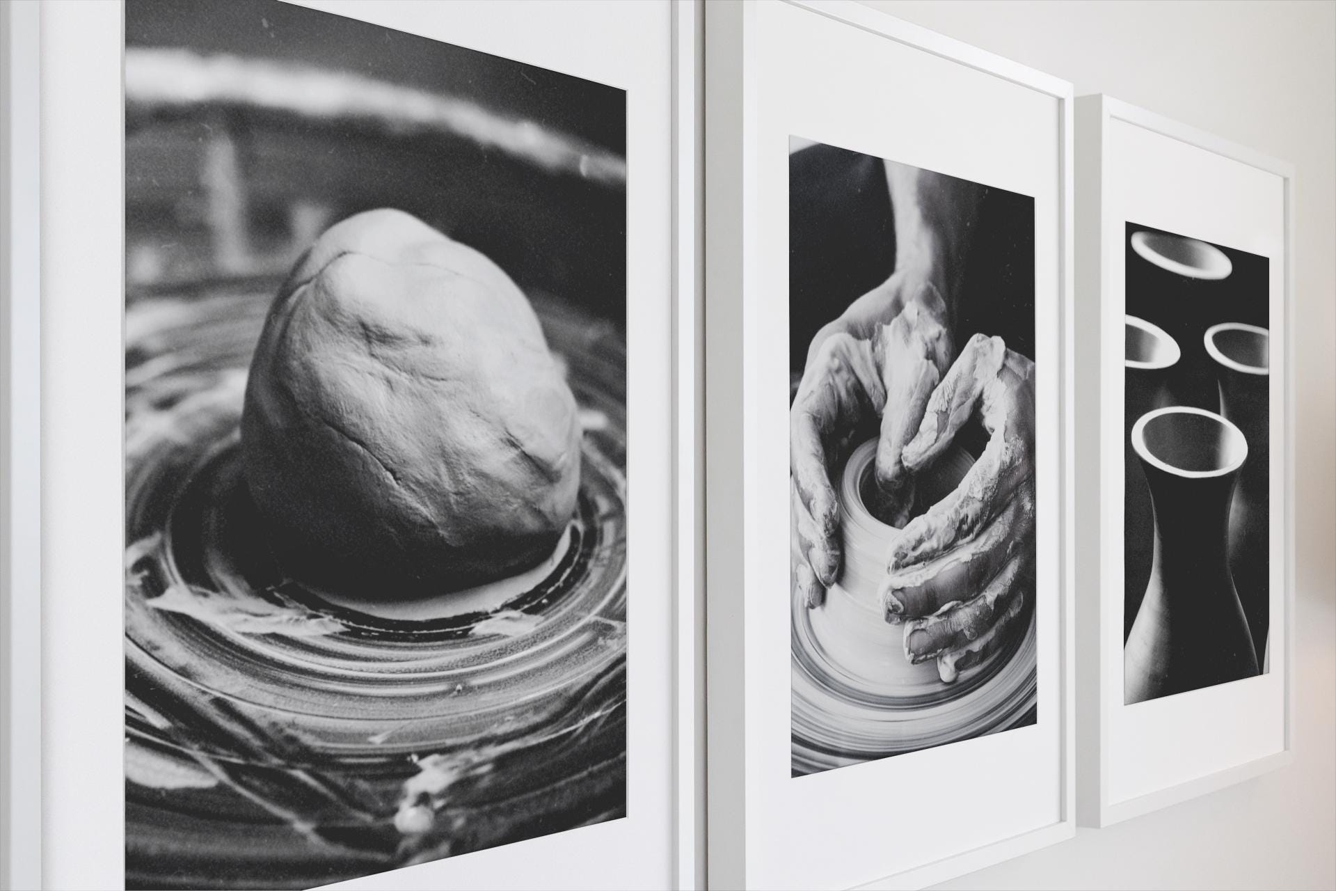 Pottery Digital Download Art Prints – Set of Three 3, Clay, Instant ...