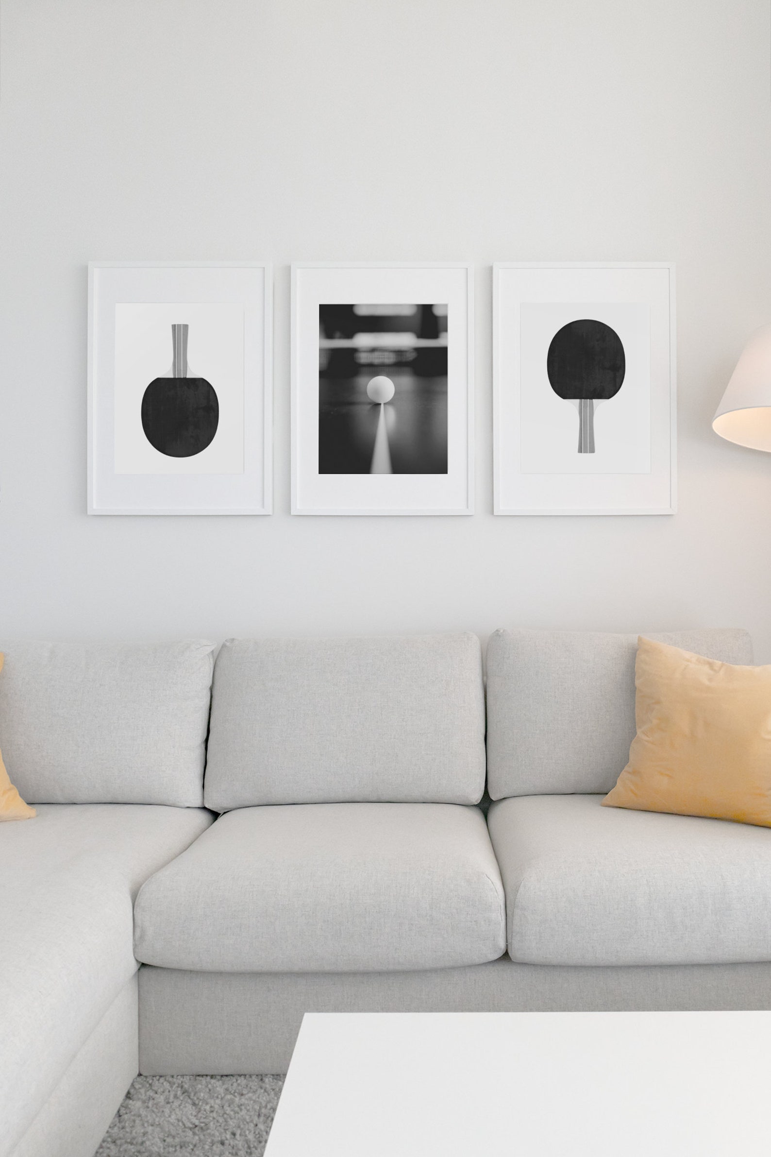 Table Tennis Digital Download Art Prints – Ping Pong, Set of Three 3 ...