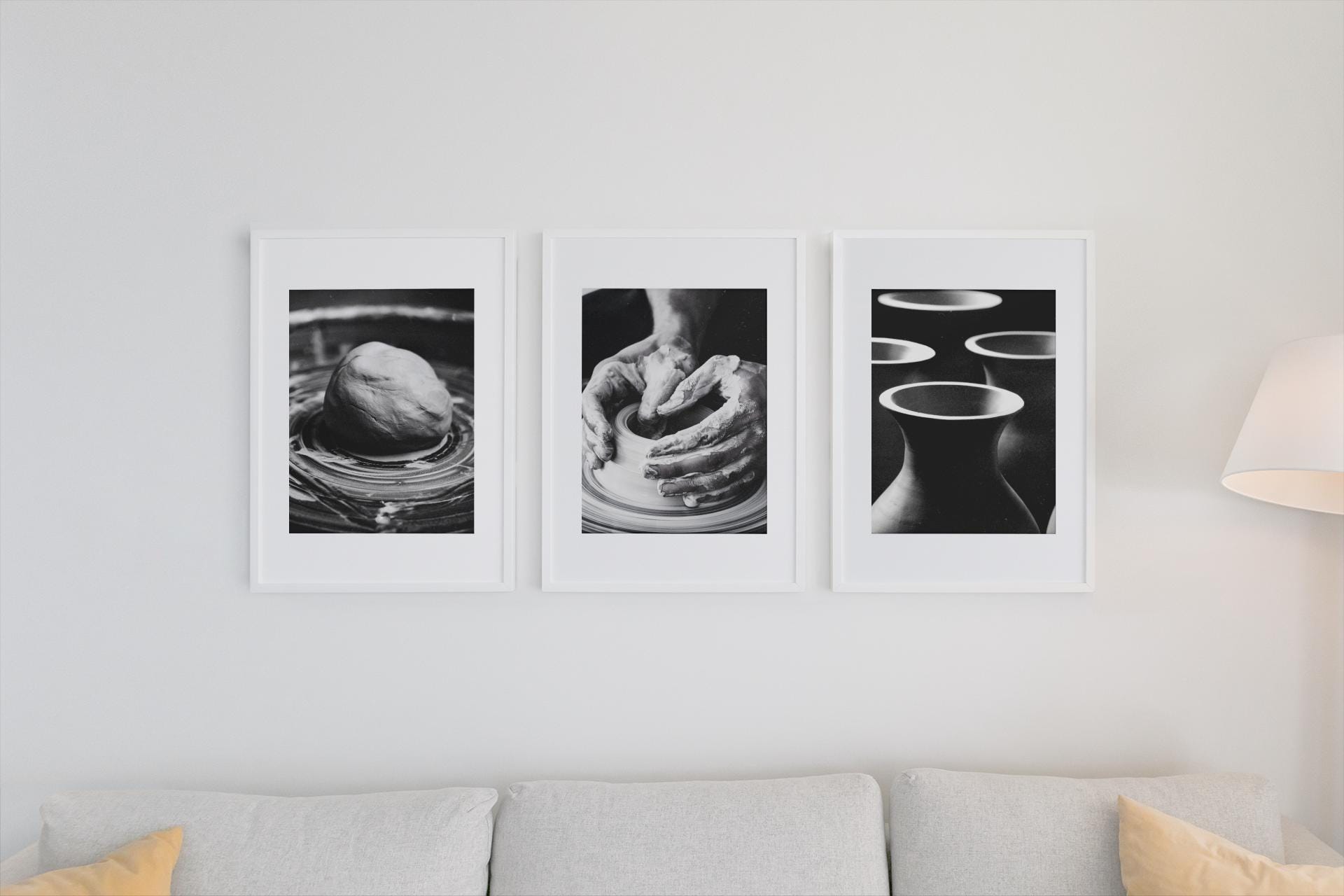 Pottery Digital Download Art Prints – Set of Three 3, Clay, Instant ...