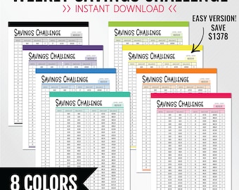 2024 Weekly Money Savings Challenge - Etsy