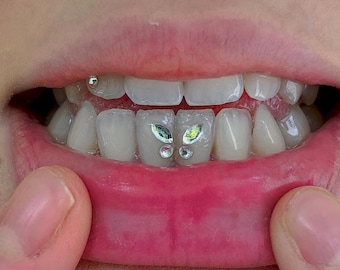 Butterfly Tooth Gems Swarovski - Etsy