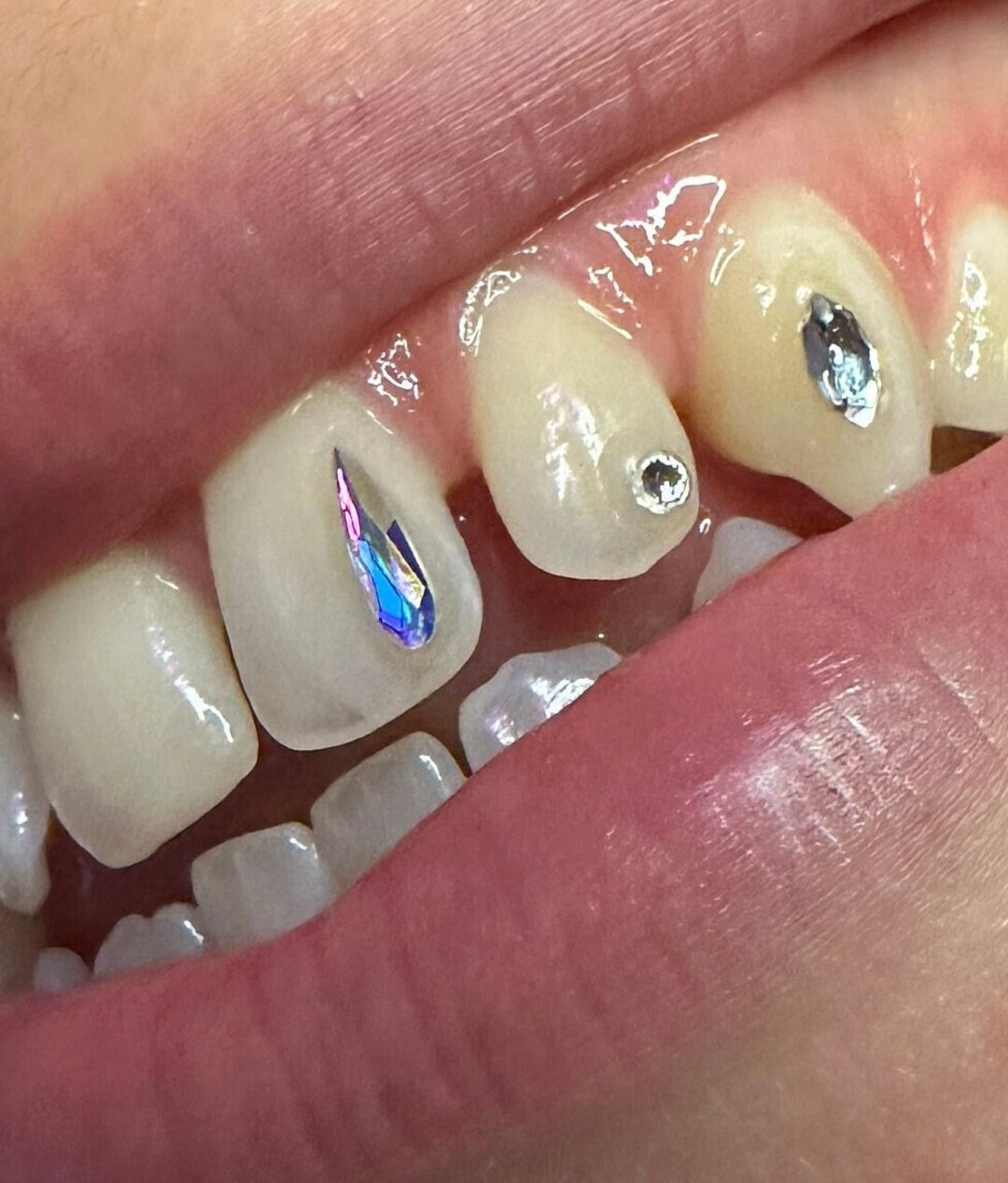 2x Raindrop Crystals swarovski for Tooth Gems - Etsy