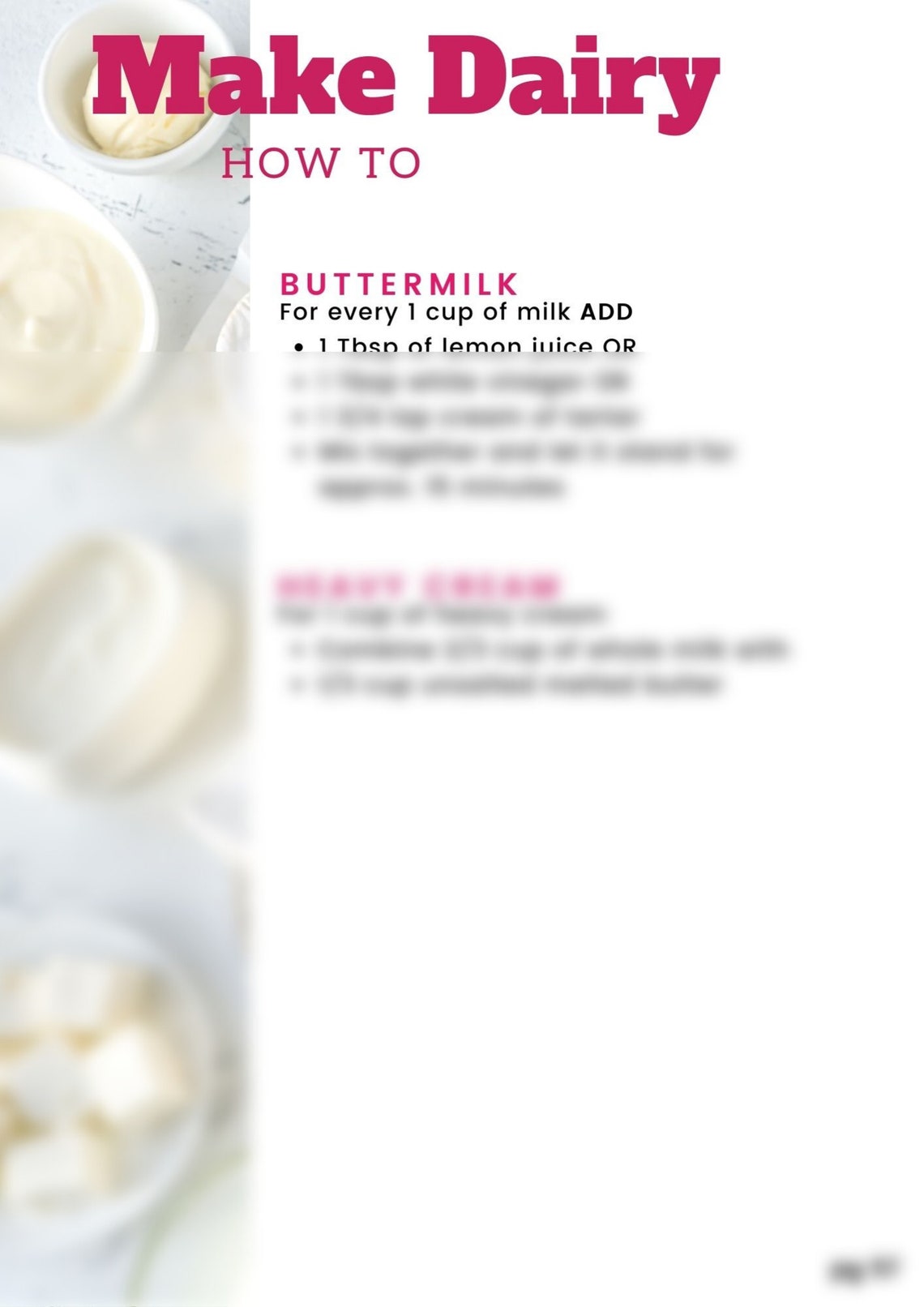 Kitchen Conversion Chart Ingredient Substitutions Printable Kitchen ...