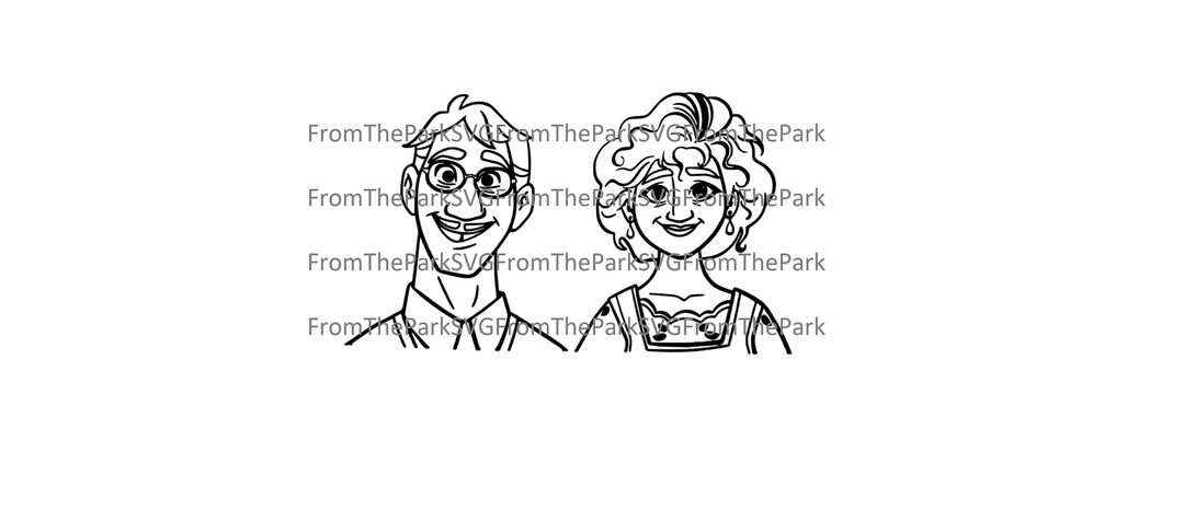 Encanto Parents Julieta and Agustin Madrigal Digital File Download ...