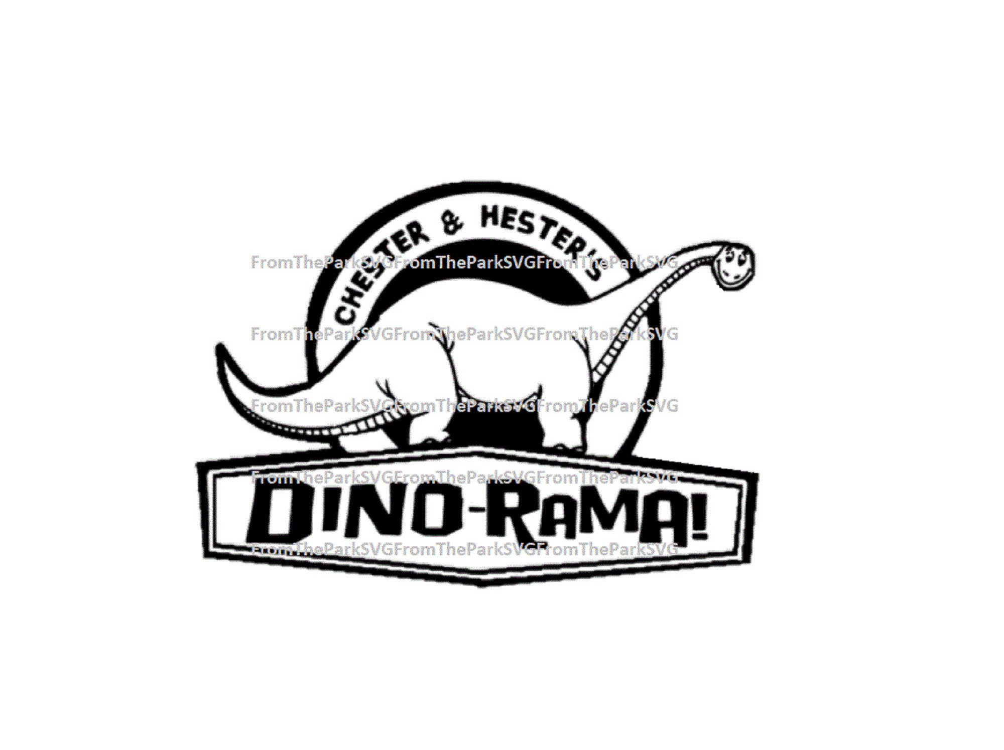 Chester & Hester's Dino-rama Animal Kingdom Digital File Download / SVG ...
