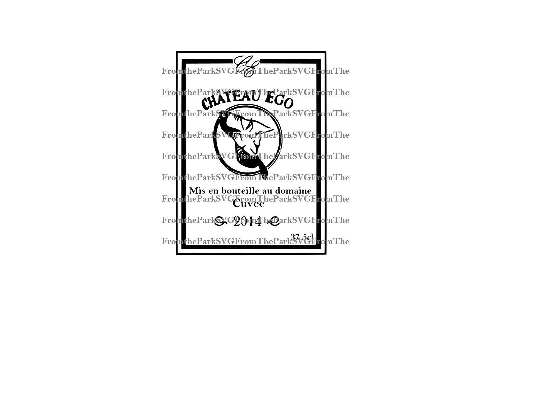 Epcot France Chateau Ego Wine Bottle Label Ratatouille Anton - Etsy