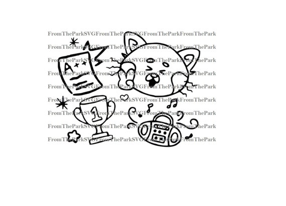 Turning Red Notebook Doodles Sketch Panda Digital File | Etsy