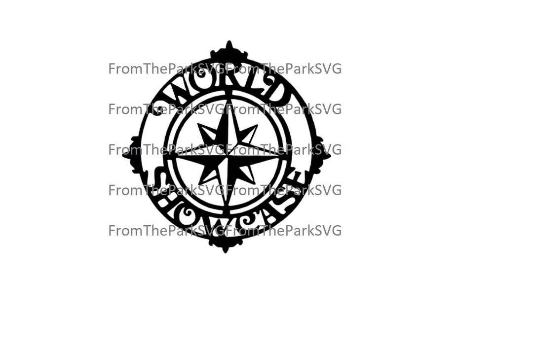 Epcot World Showcase Logo Compass Digital File Download / SVG - Etsy