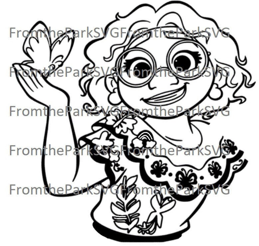 Encanto Mirabel Madrial Butterfly Digital File Download / SVG / PDF ...