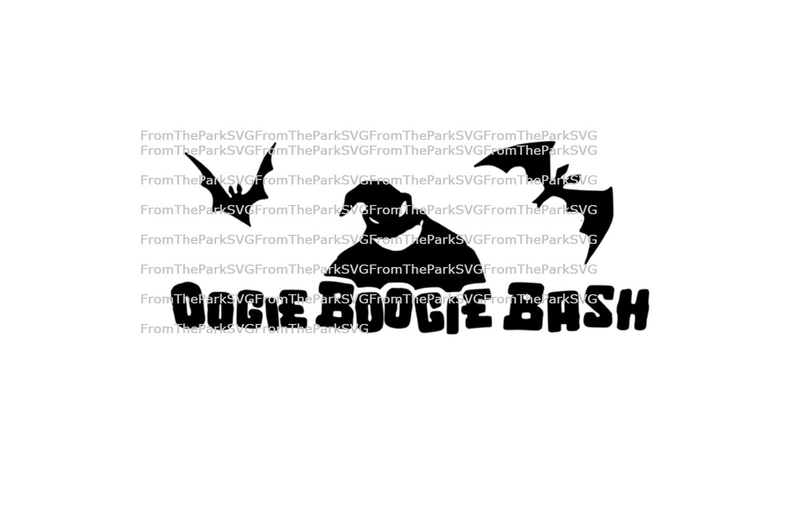Oogie Boogie Bash Halloween Bats California Adventure Digital File ...