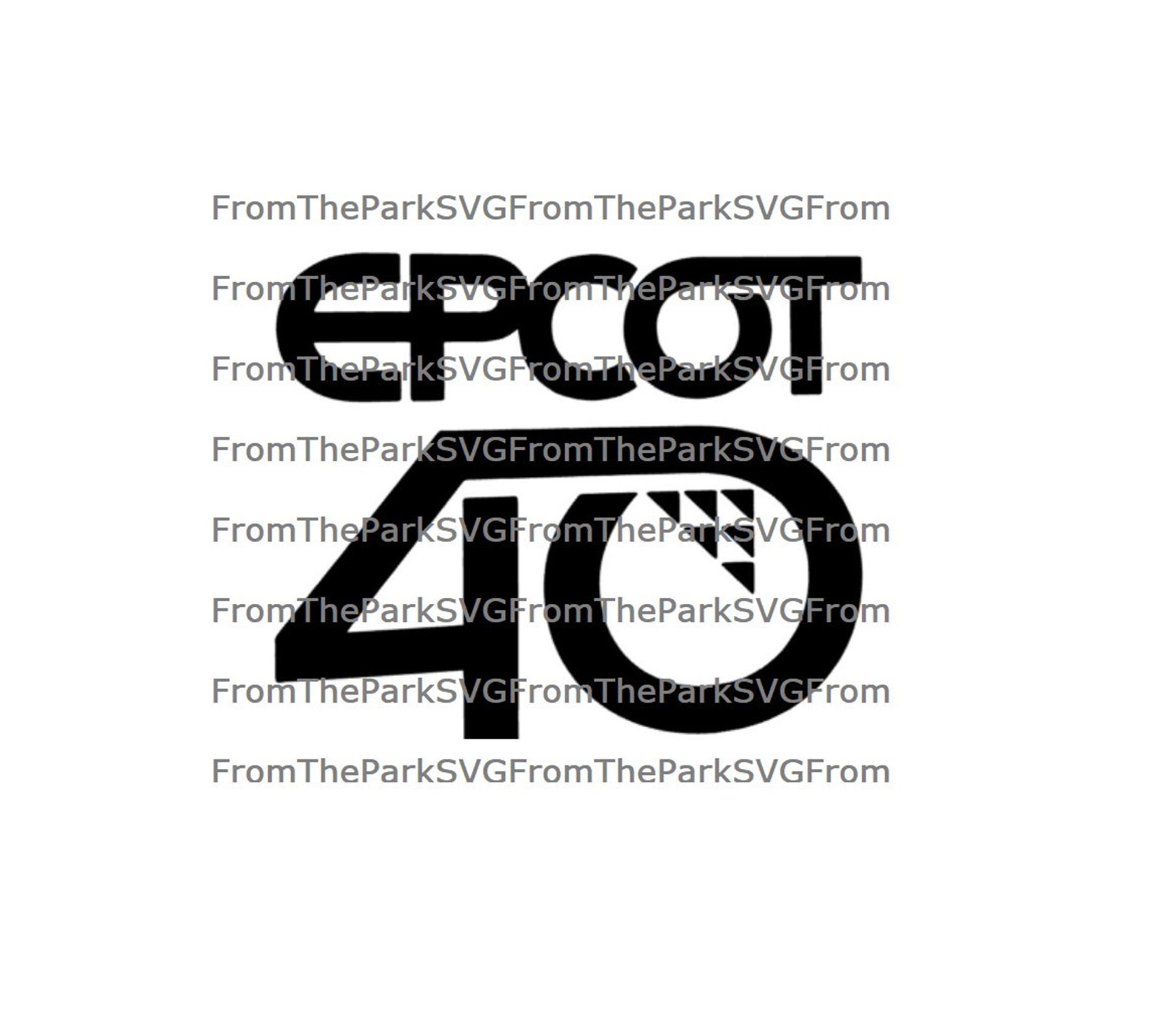 Epcot 40th Anniversary Logo Digital File Download / SVG / PDF - Etsy