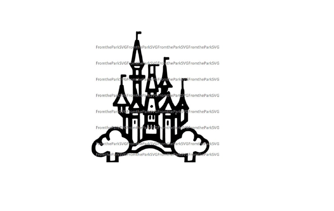 Magic Kingdom Princess Castle Digital File Download / SVG / PDF / DXF ...